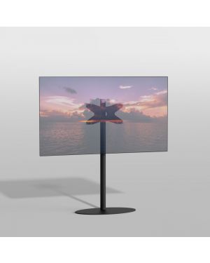 Floor stand ELLIPS black 120cm VESA 400x200